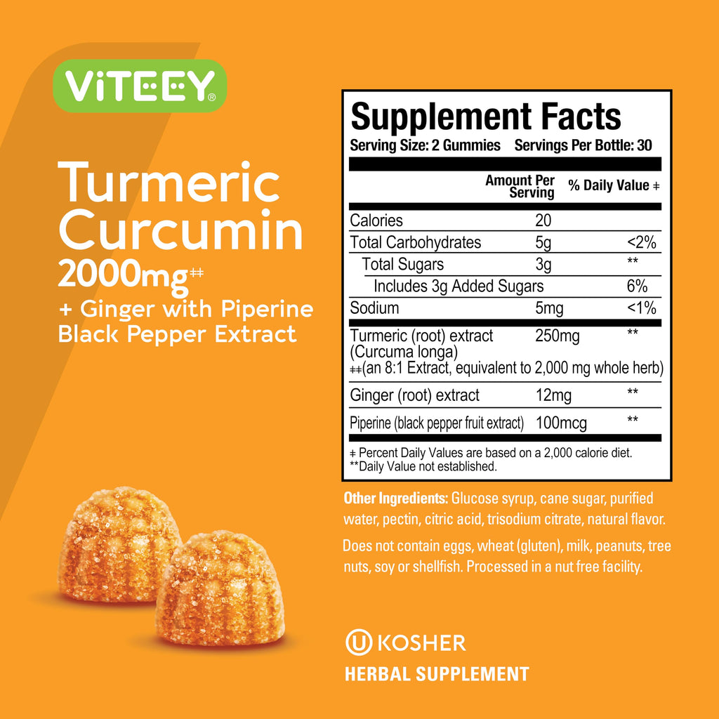 Viteey turmeric gummies for daily use
