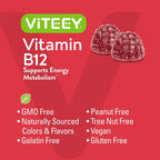 Viteey vitamin B12 gummies for better mood