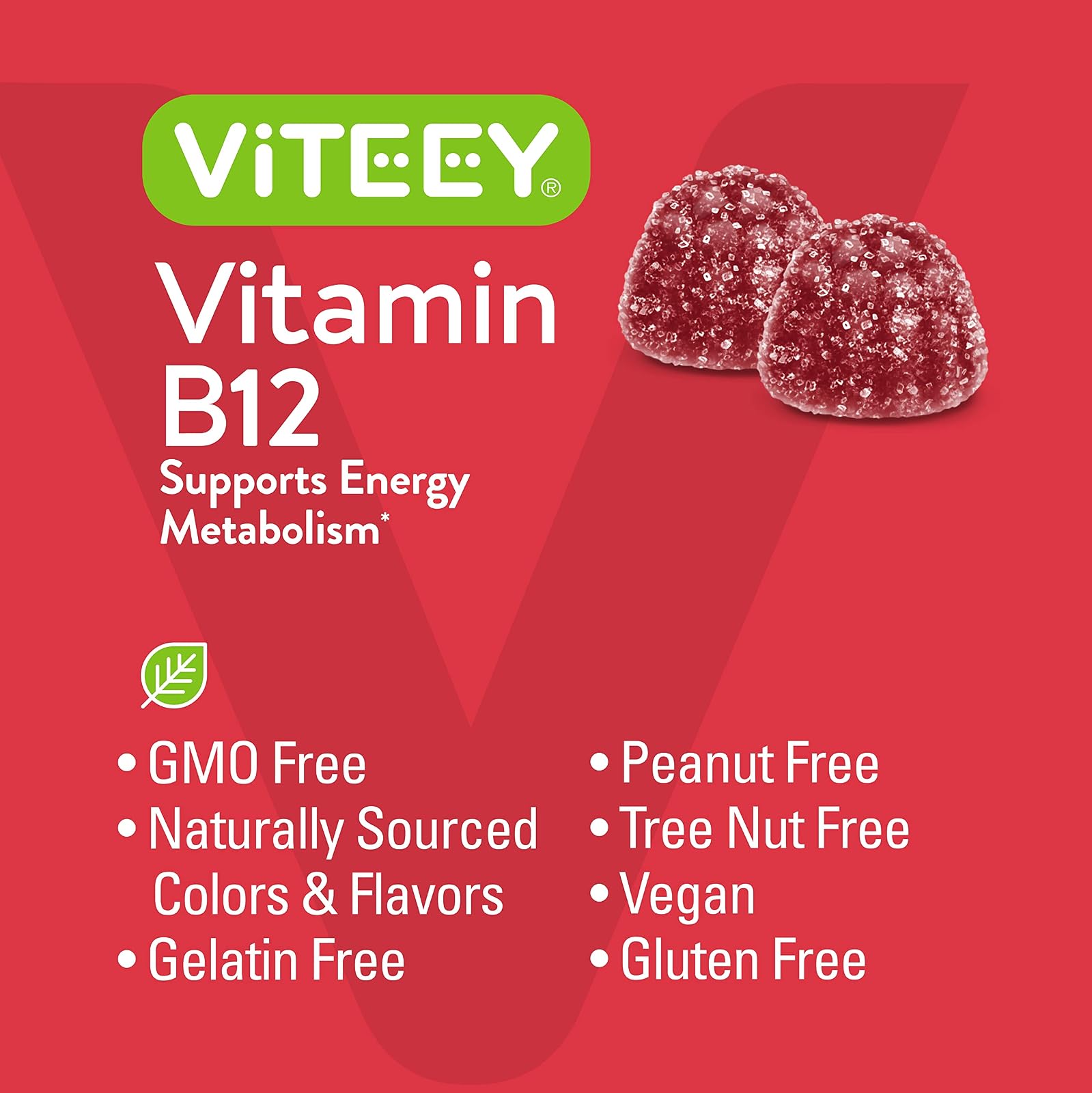 Viteey vitamin B12 gummies for better mood