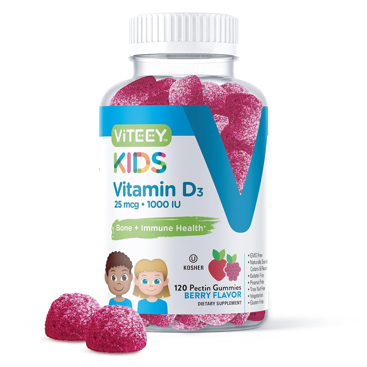 Viteey vitamin D gummies for kids