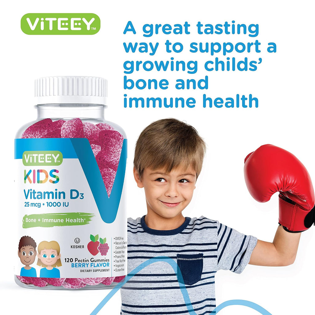 Viteey vitamin D3 5000 IU for growth