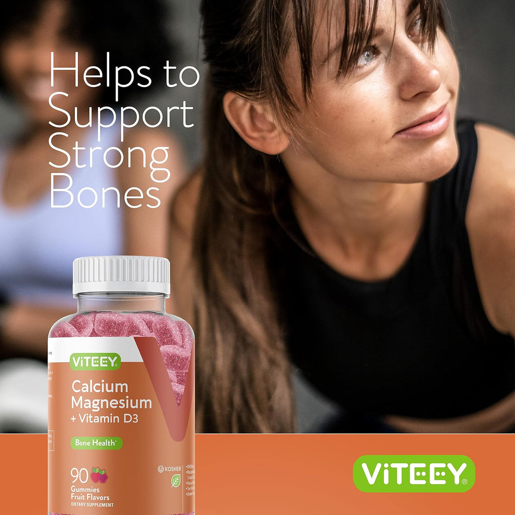 Viteey vitamin D3 enriched calcium gummies
