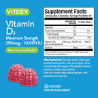 Viteey vitamin D3 support for bone health