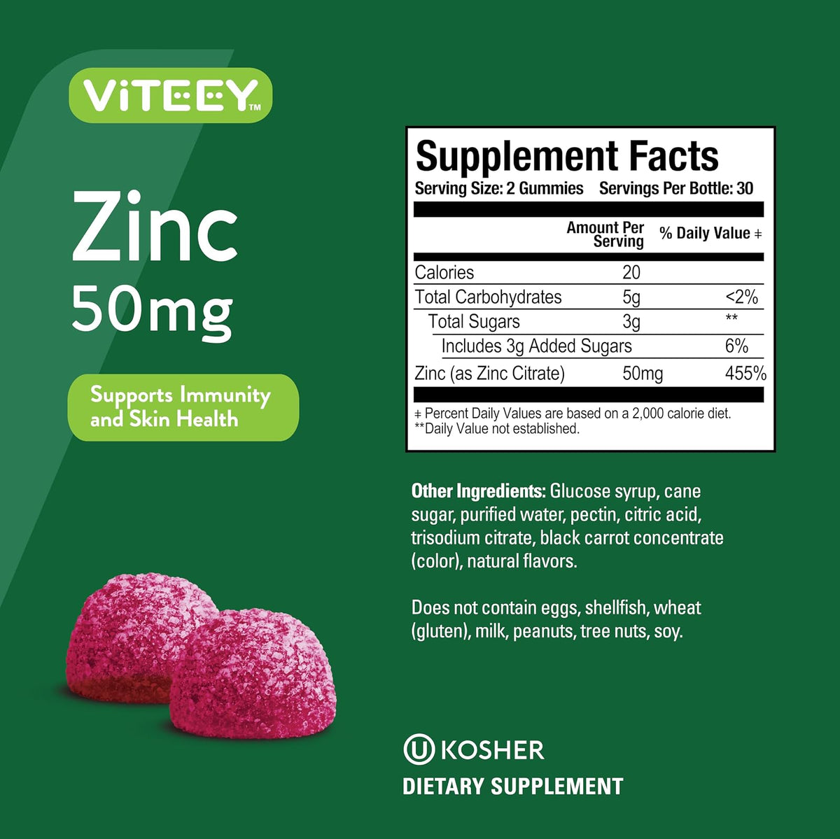 Viteey zinc picolinate for wellness