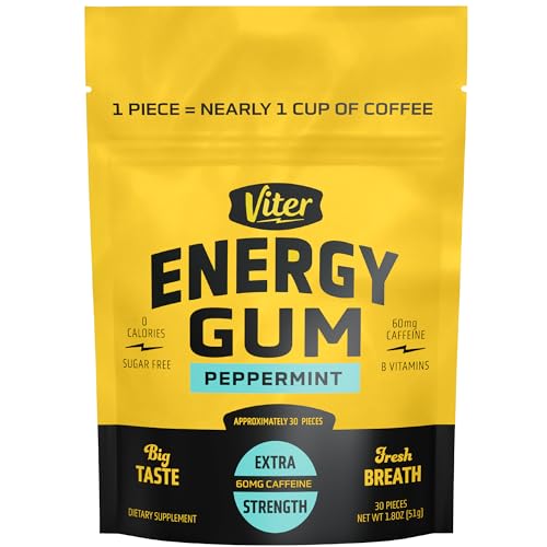 Viter Energy caffeine gum benefits