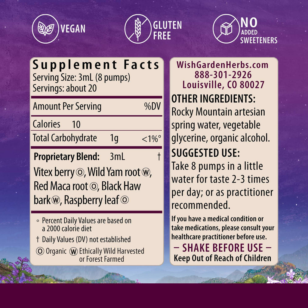 Vitex and maca for conception