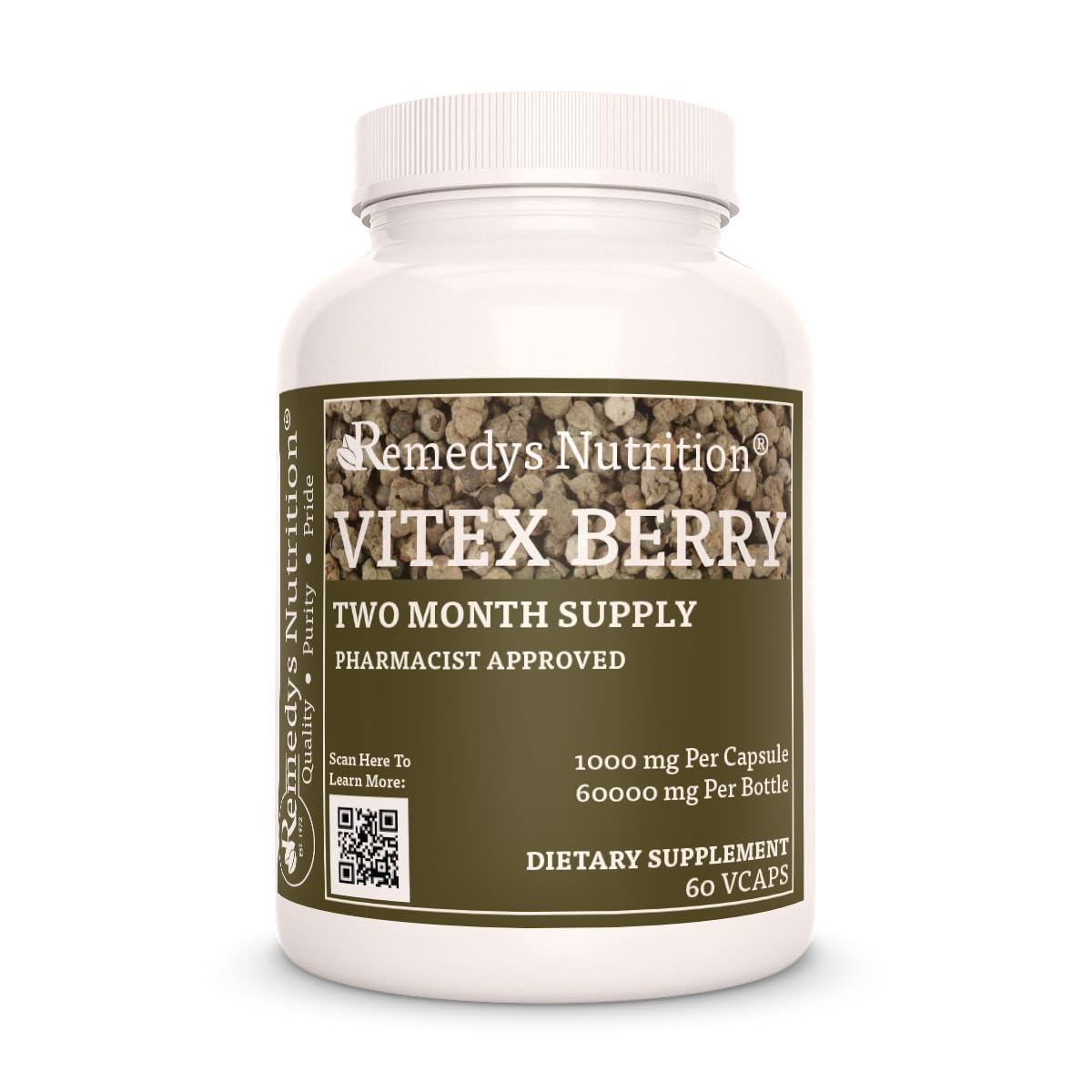 Vitex Berry vegan capsules for wellness
