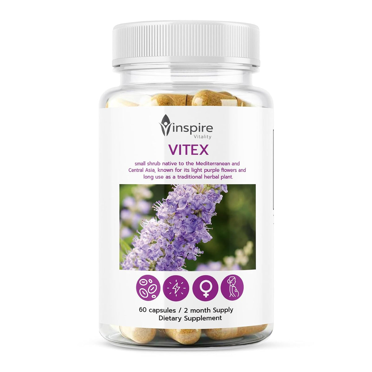 Vitex Chasteberry capsules for hormonal balance