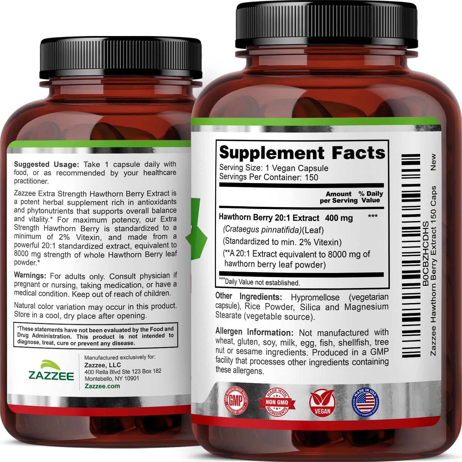 vitexin-rich hawthorn berry extract