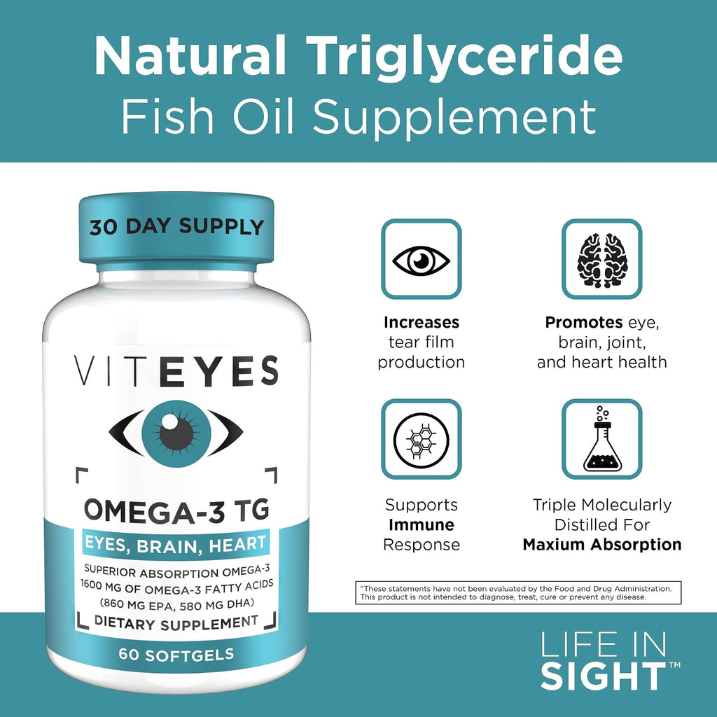 Viteyes omega 3 for heart support
