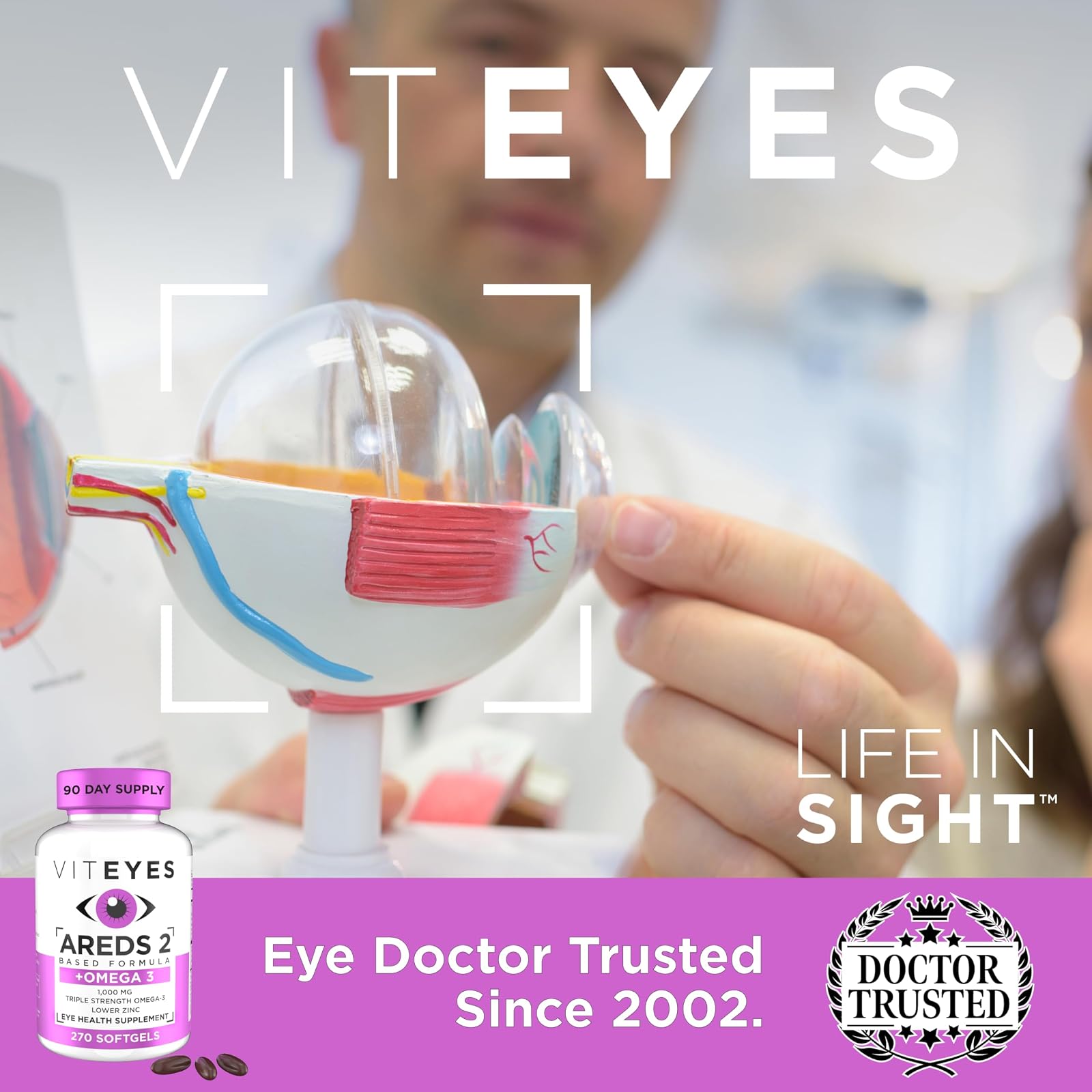 Viteyes softgels for vision protection