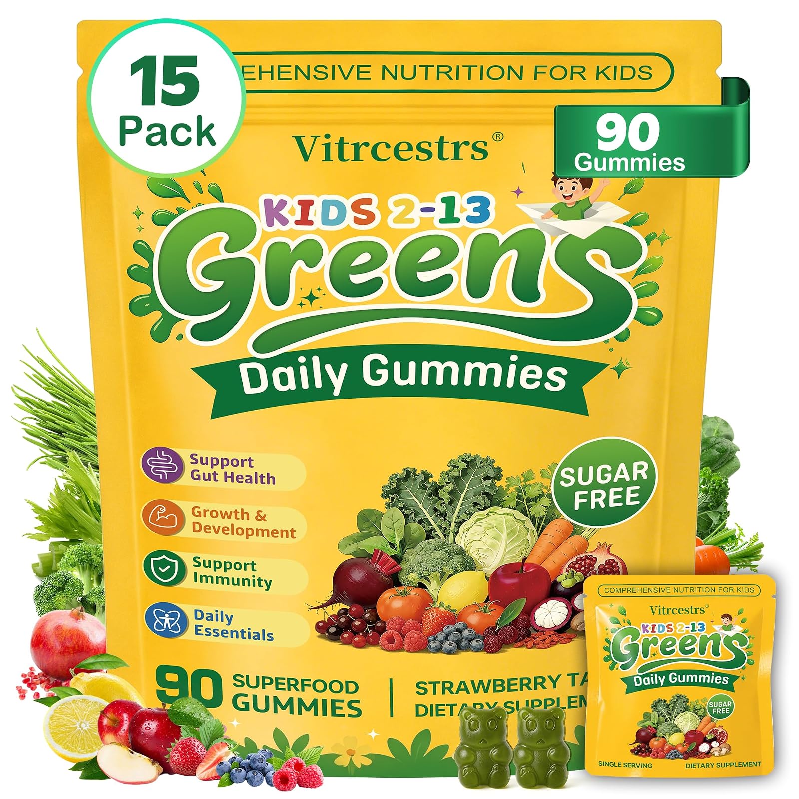 Vitrcestrs kids gummies for health