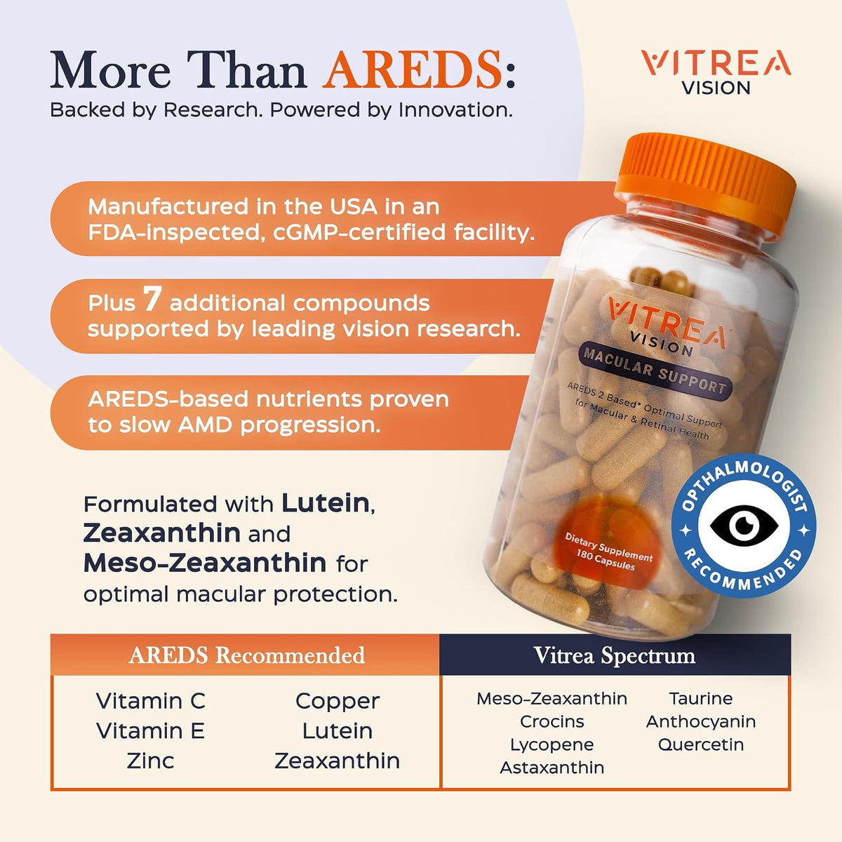 Vitrea Health macular support capsules