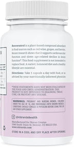 VITRUVIN Trans-Resveratrol immune booster