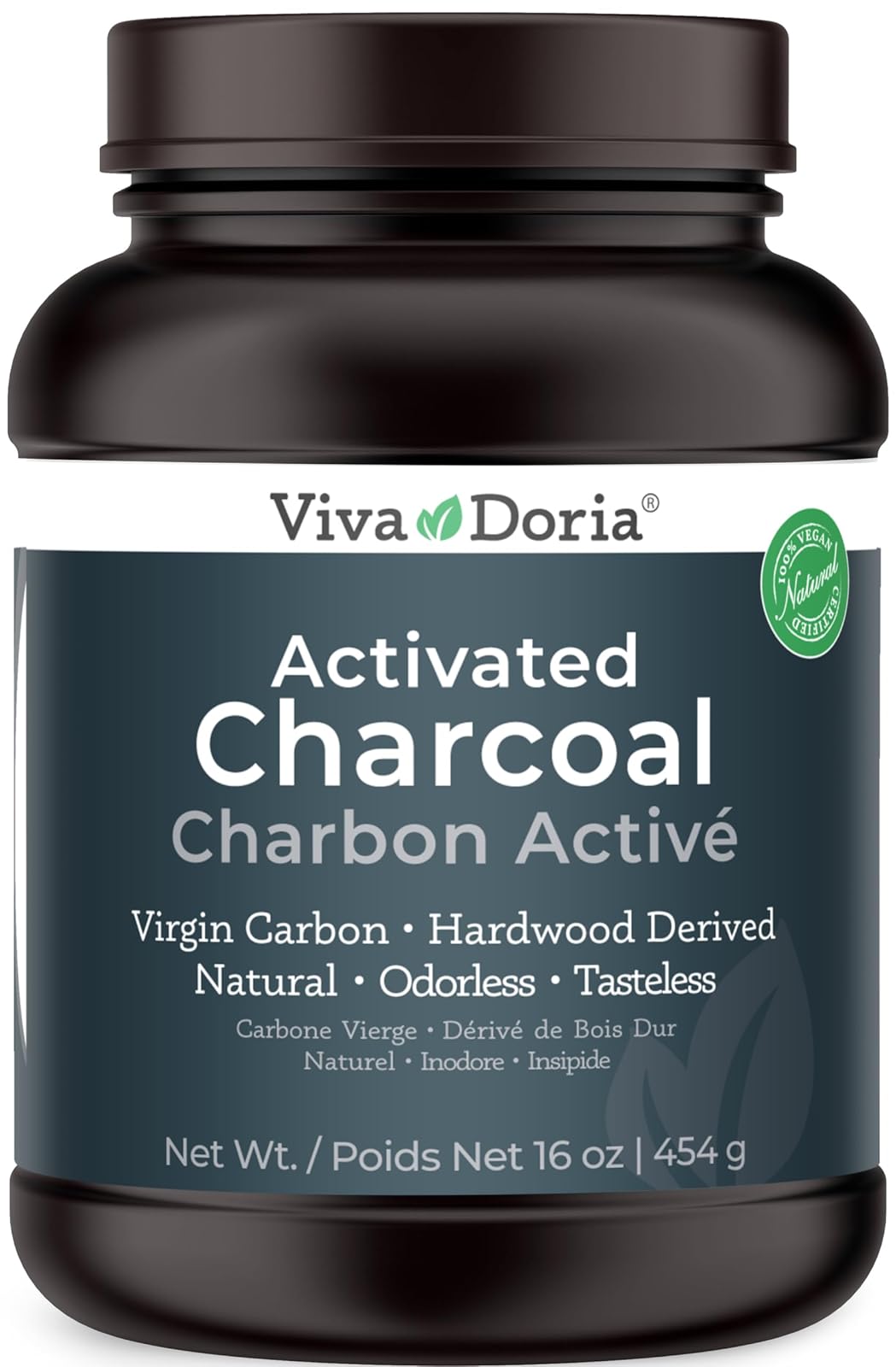 Viva Doria activated charcoal powder for digestion