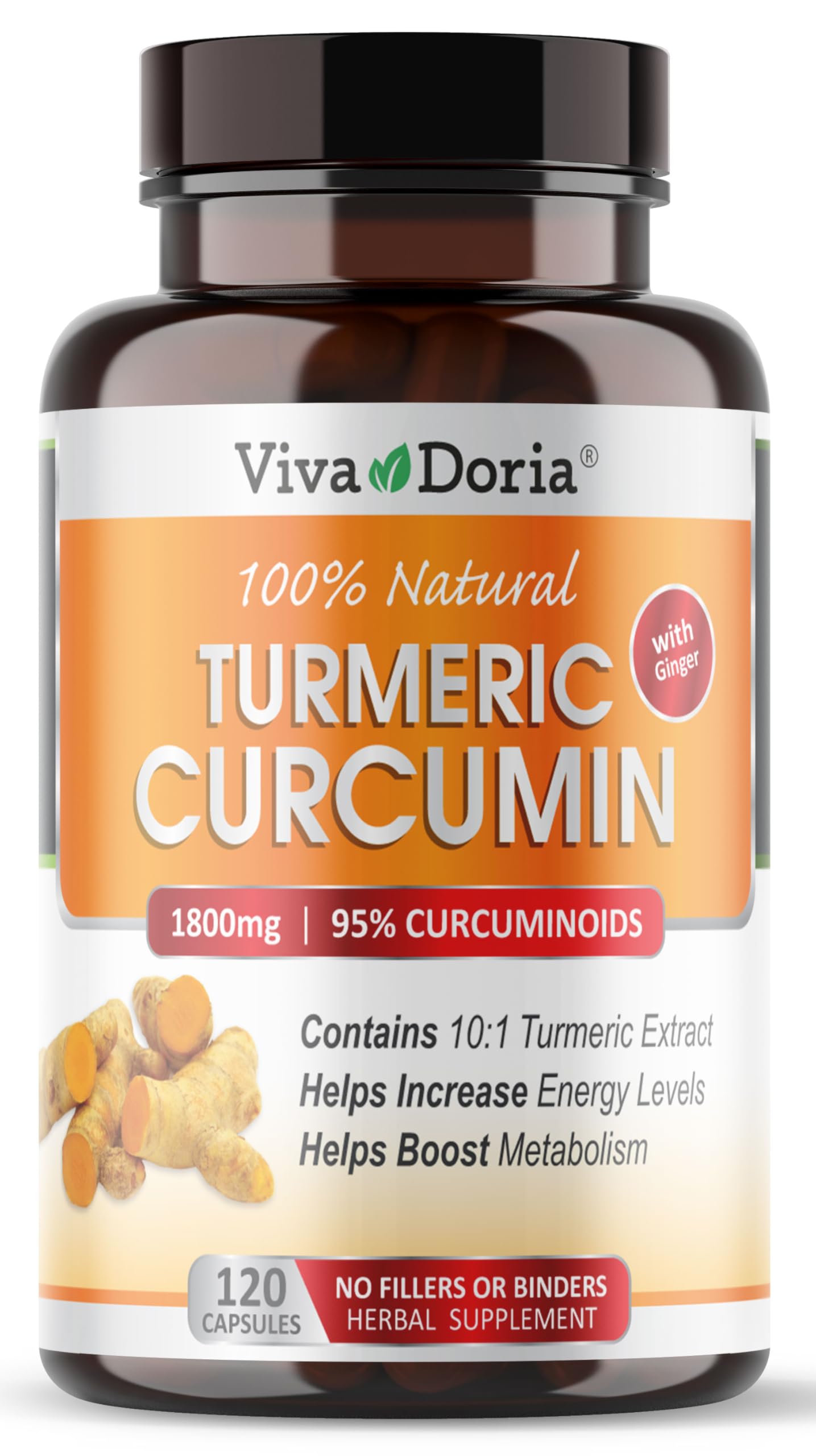 Viva Doria turmeric curcumin capsules