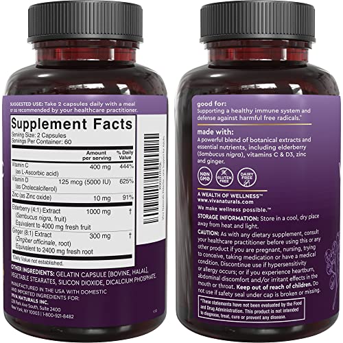 Viva Naturals elderberry daily wellness