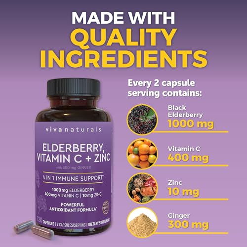 Viva Naturals elderberry for seasonal wellness