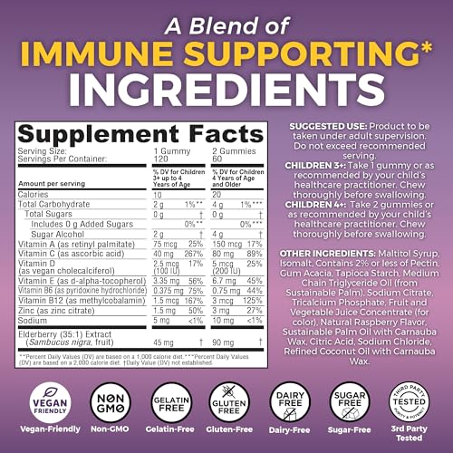 Viva Naturals elderberry gummies benefits
