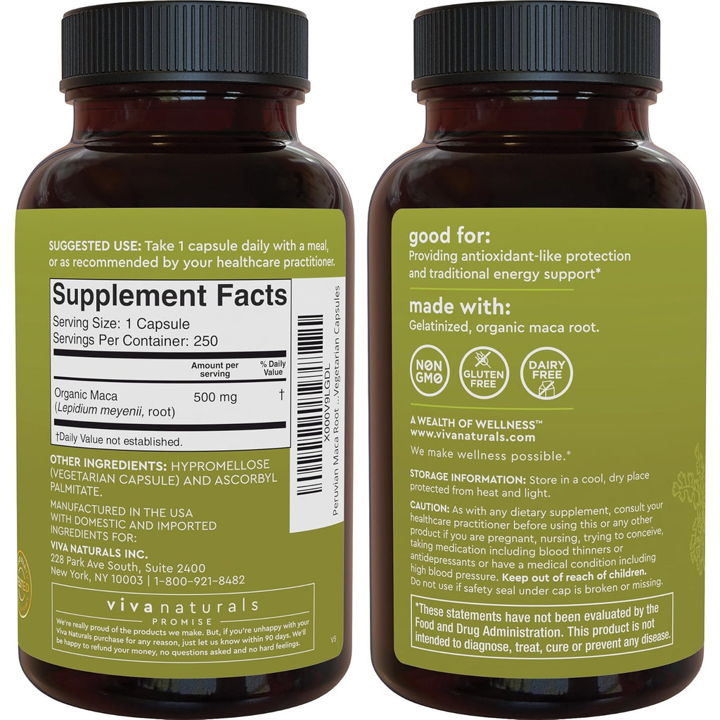 Viva Naturals endurance support capsules
