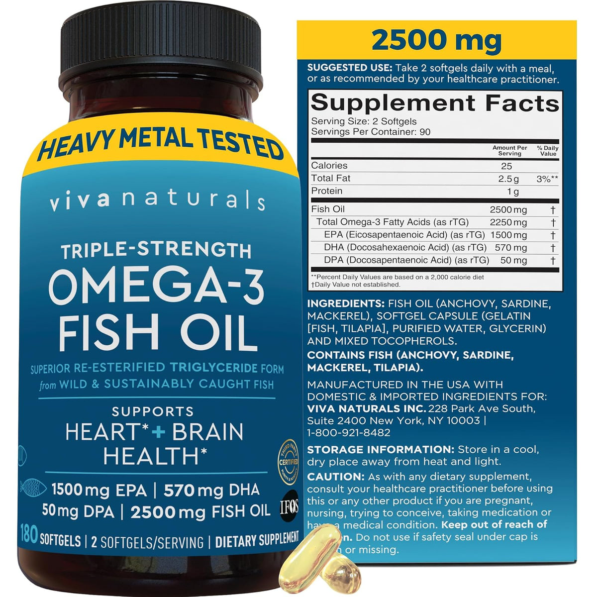 Viva Naturals fish oil benefits
