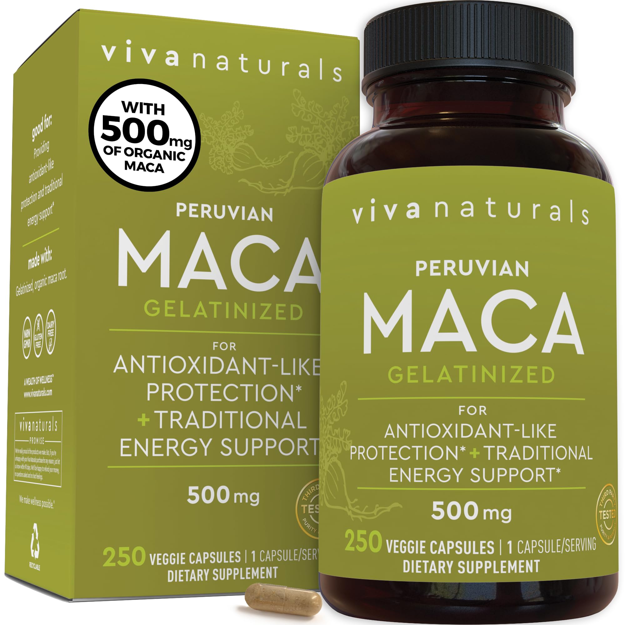 Viva Naturals maca root capsules