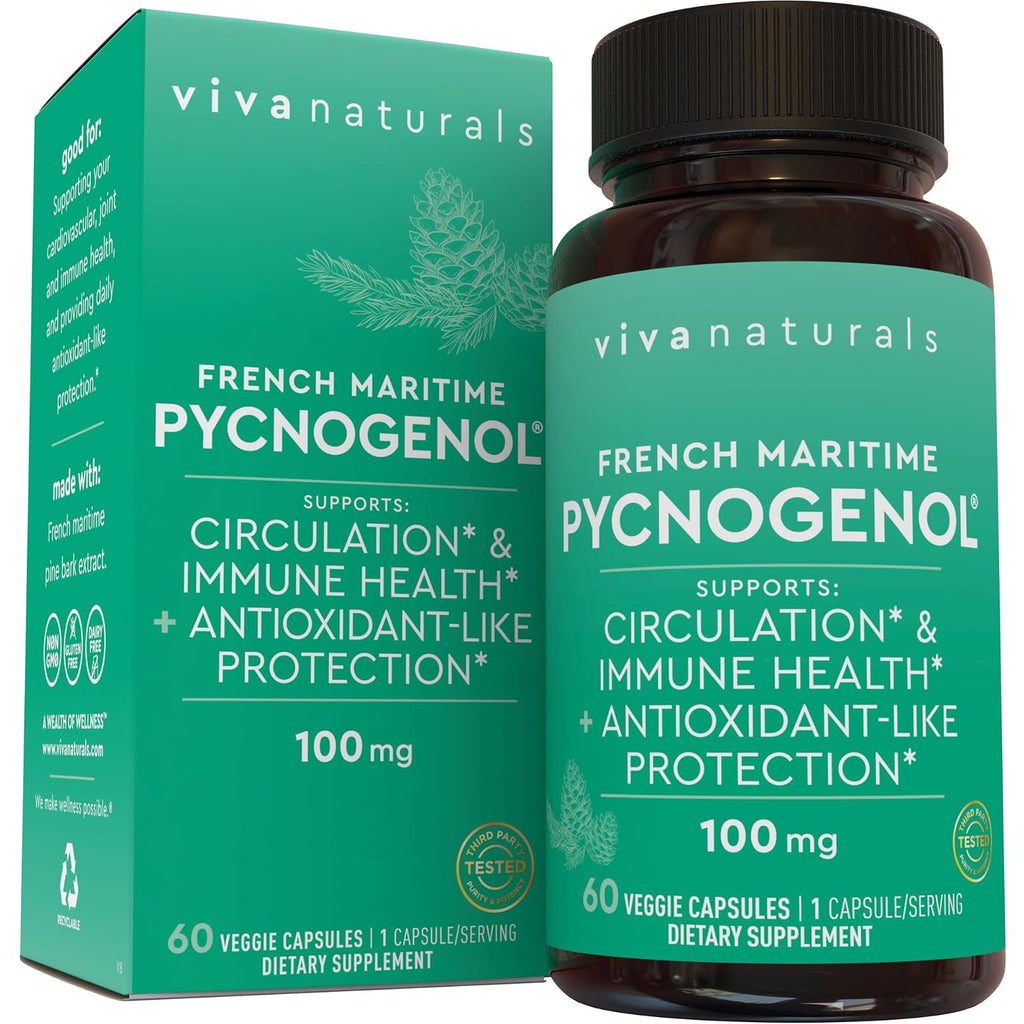 Viva Naturals Pycnogenol veggie capsules