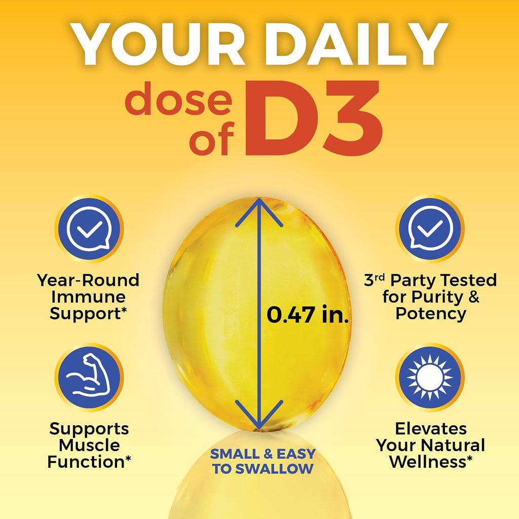 Viva Naturals vitamin D3 promotes mood balance