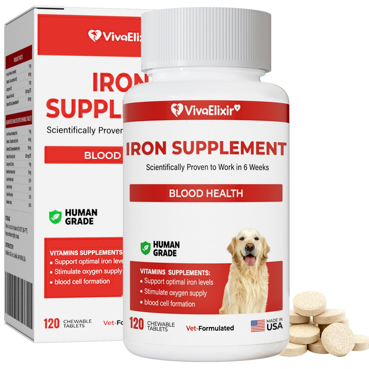 VivaElixir iron supplement for dogs