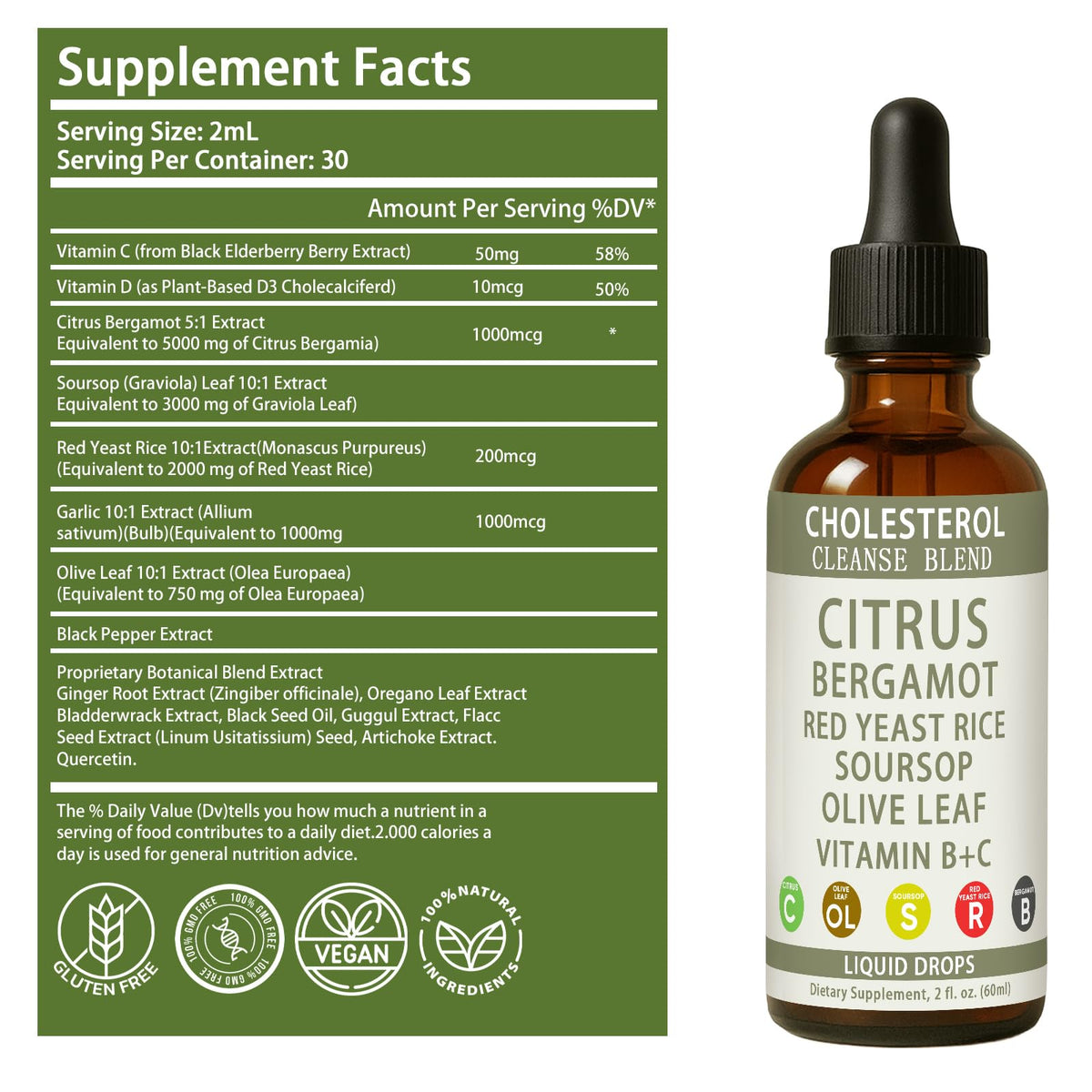 VivaMelhor Red Yeast Rice liquid supplement