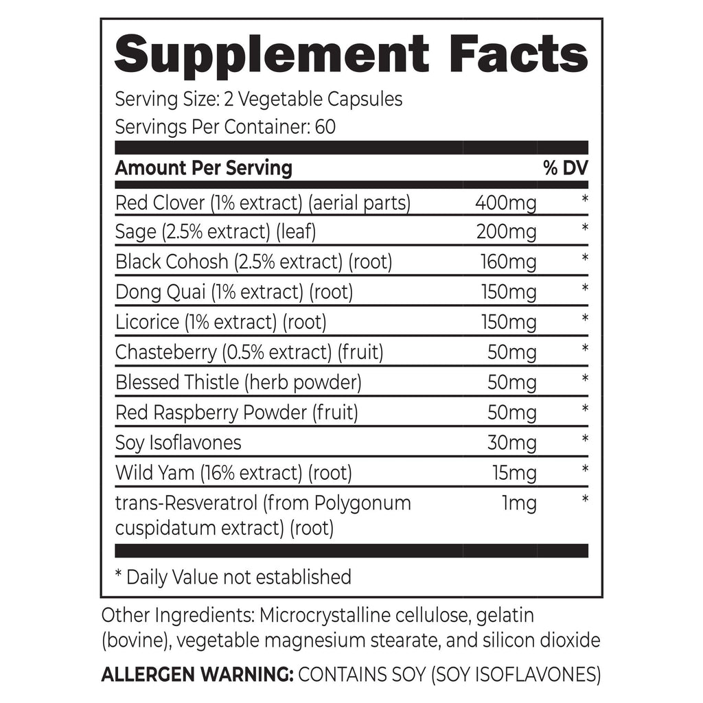 VivaRed menopause relief formula