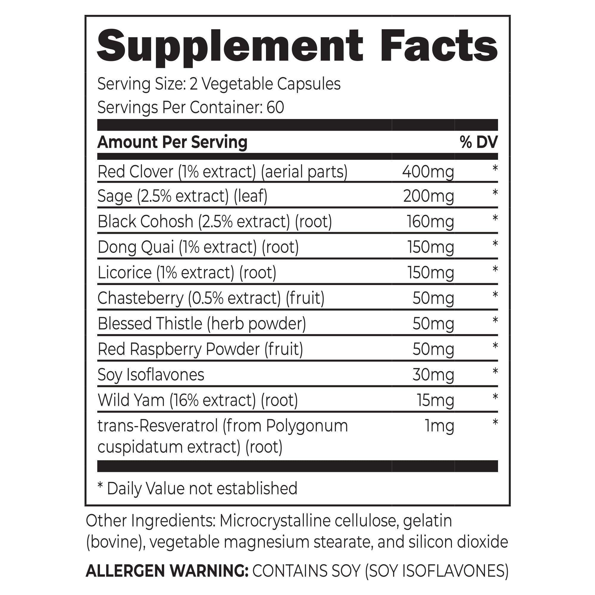 VivaRed menopause relief formula