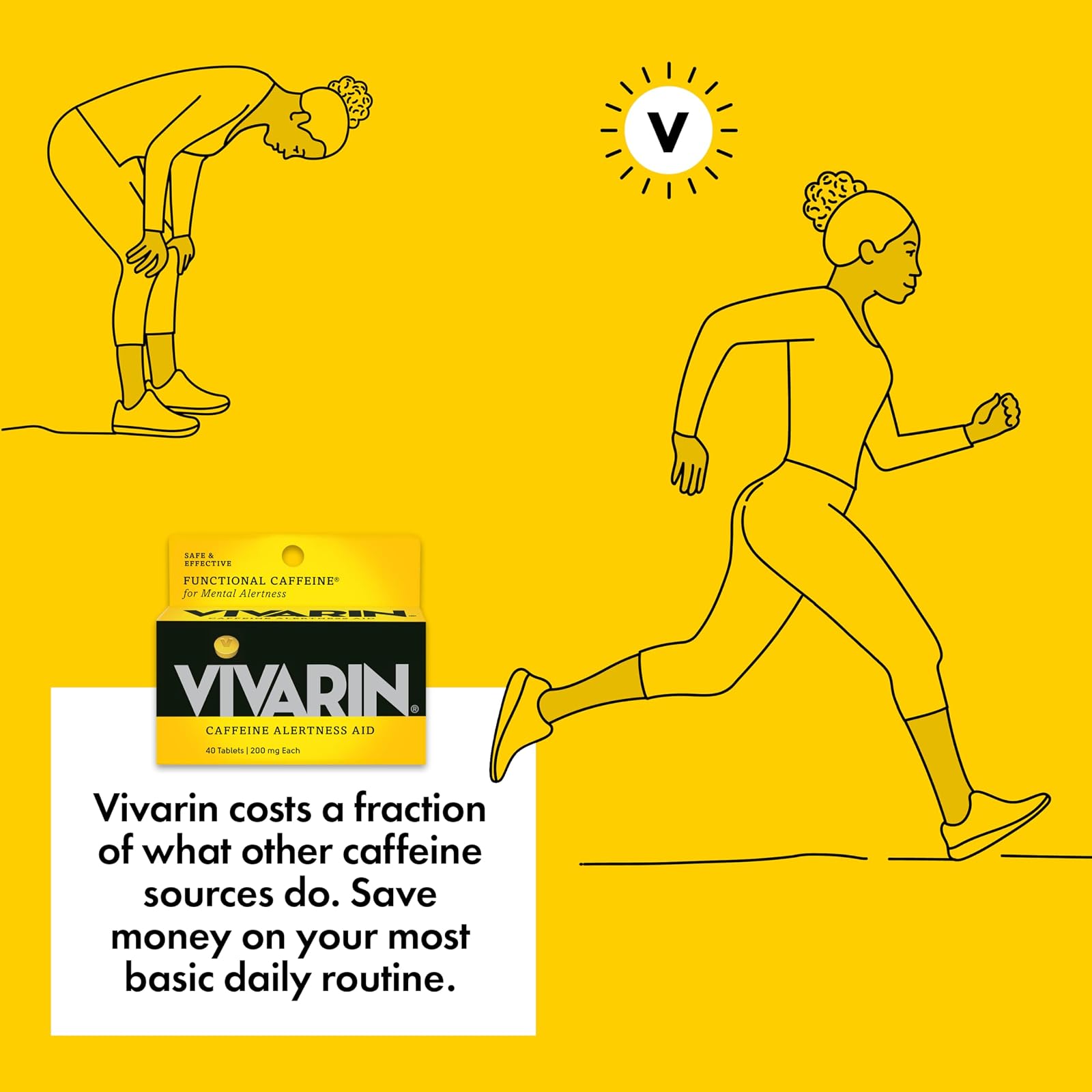 Vivarin energy tablets for long days