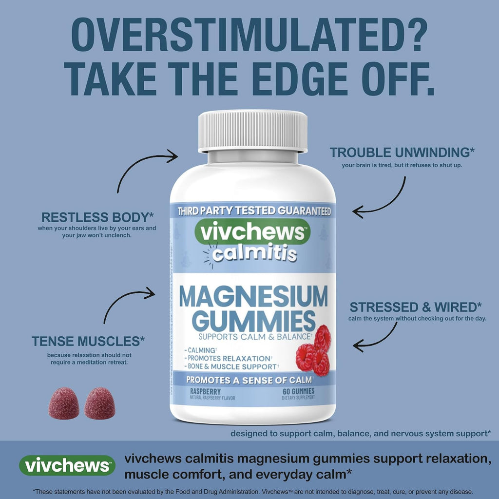 vivchews magnesium gummies for stress relief