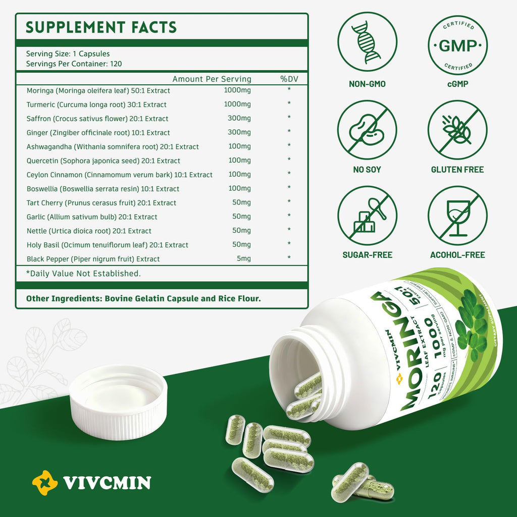 vivcmin Moringa for balanced nutrition