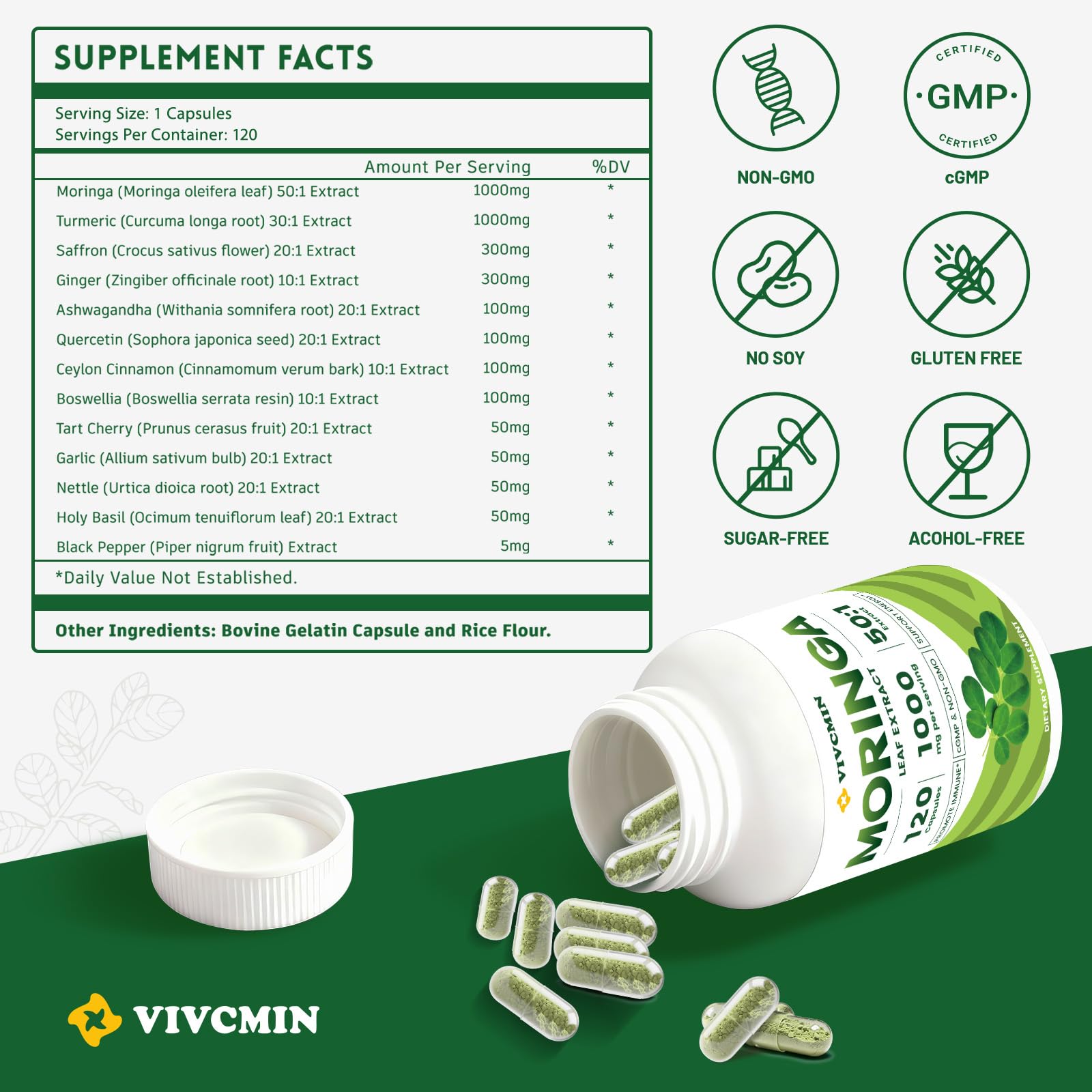 vivcmin Moringa for balanced nutrition