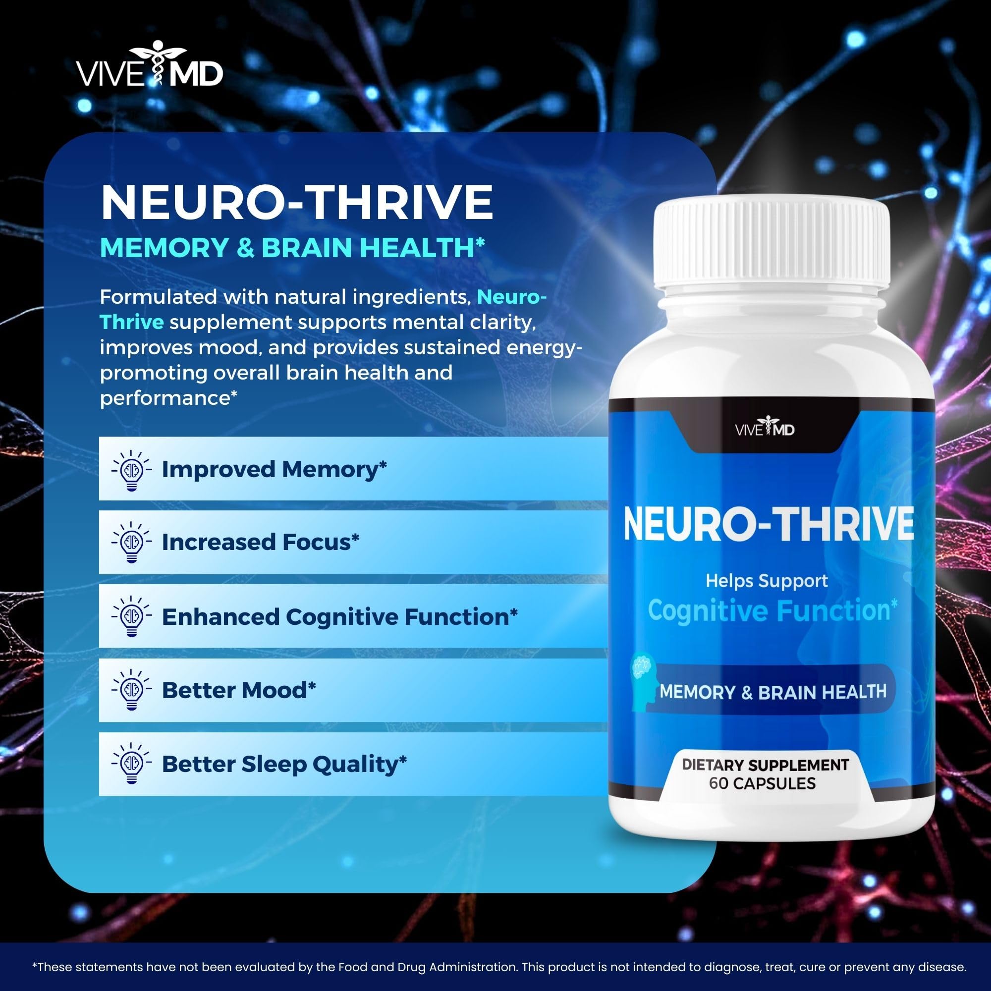 VIVE MD Neuro brain health formula