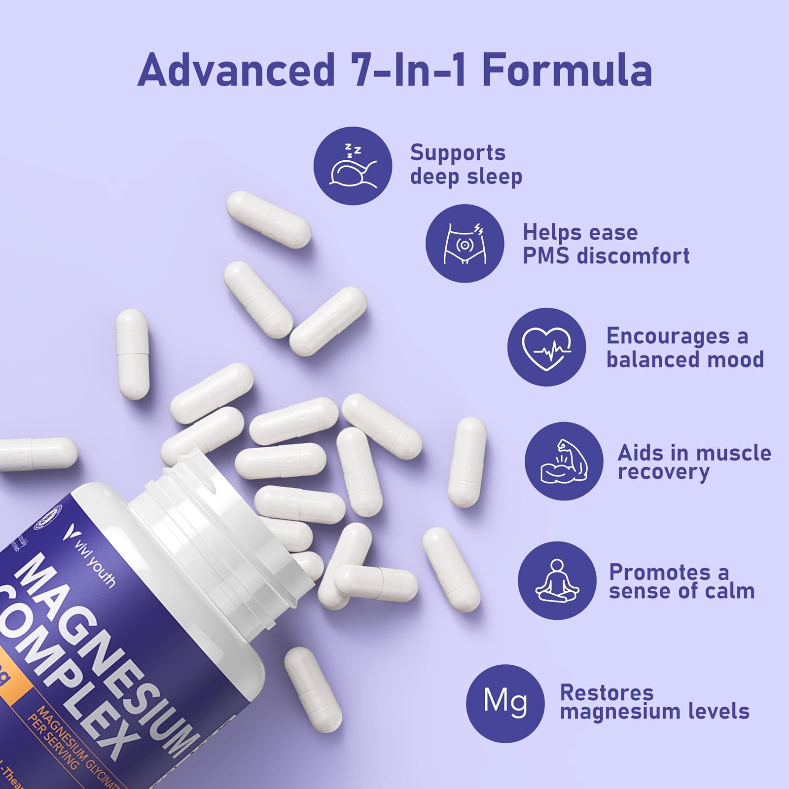 VIVI Youth magnesium for overall wellness