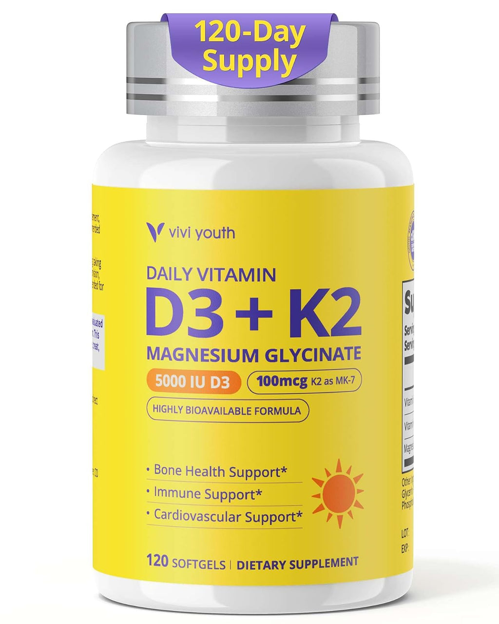 VIVI Youth Vitamin D3 K2 capsules