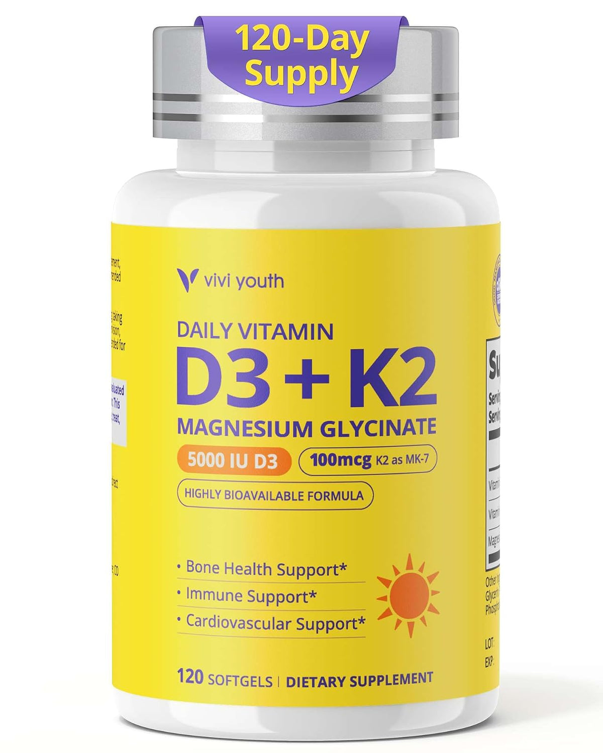 VIVI Youth Vitamin D3 K2 capsules