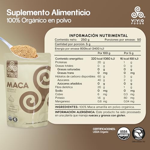 VIVIO FOODS health supplement powder
