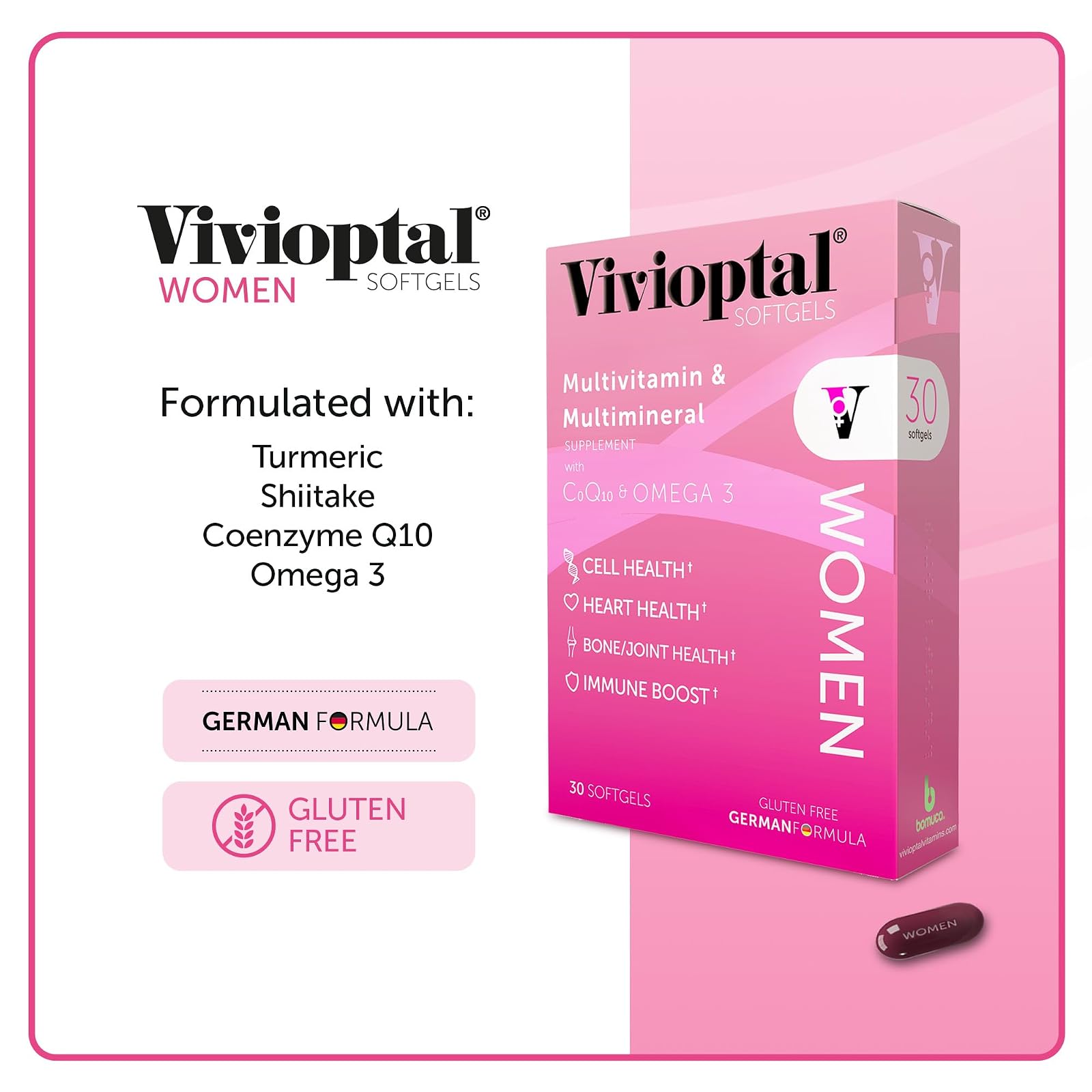 Vivioptal multivitamin capsules for energy