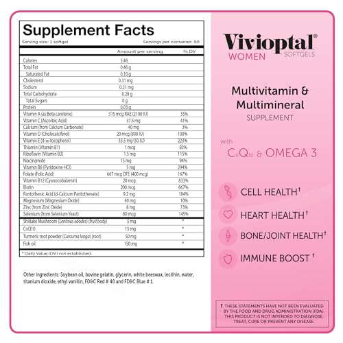 Vivioptal multivitamin support for active lifestyles