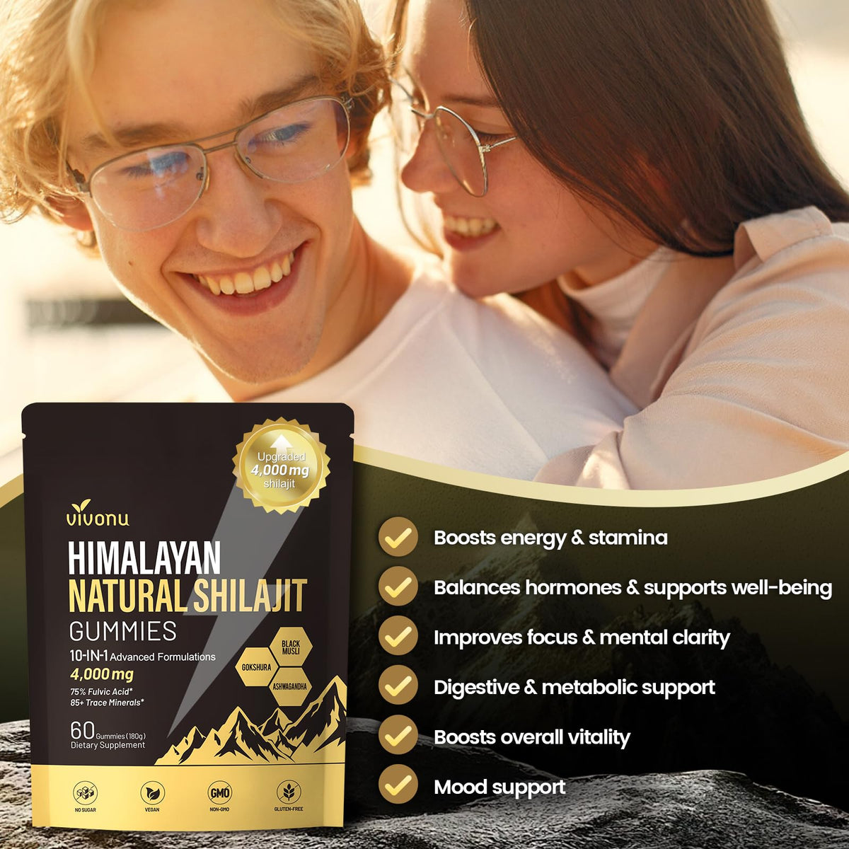 VivoNu Shilajit Gummies for wellness