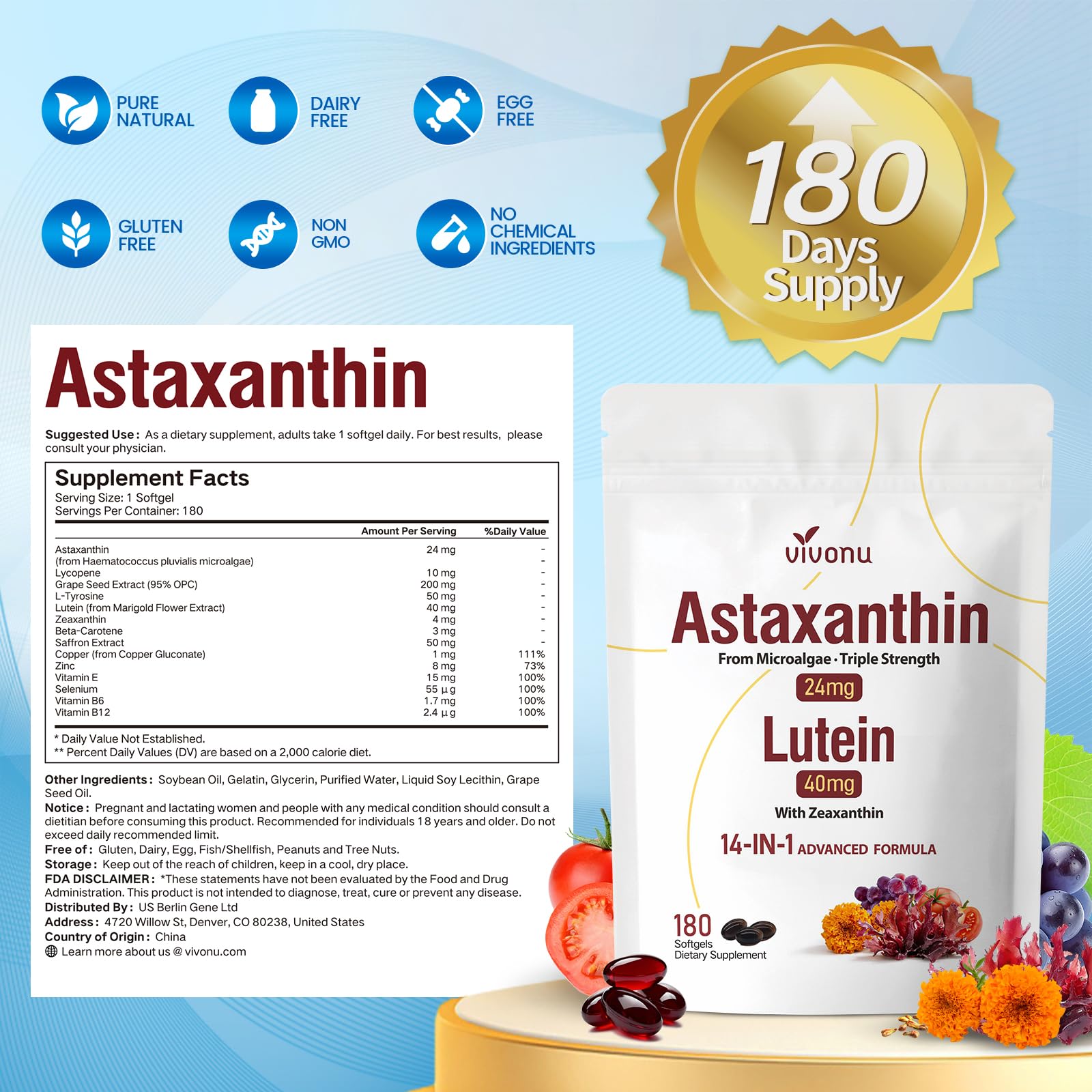 VivoNu softgels for overall vitality