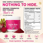 Vivre Naturals beet root nutrition