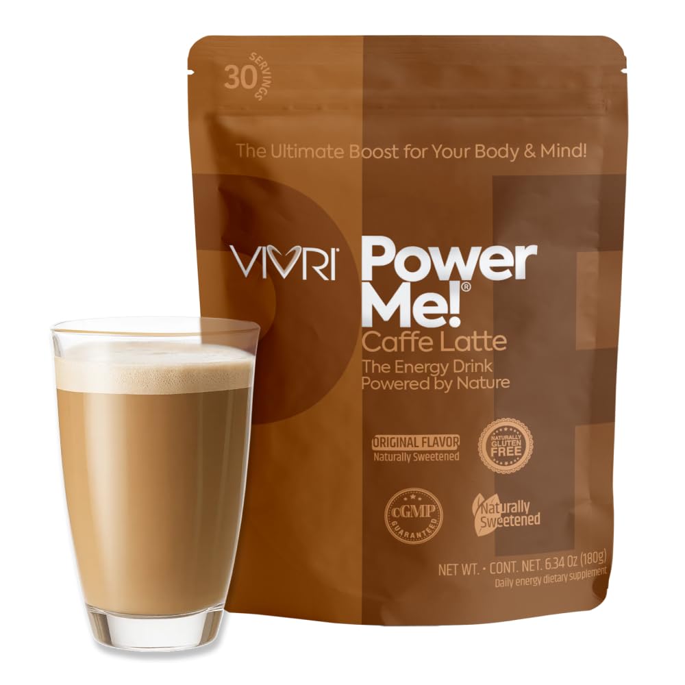 VIVRI PowerMe! Energy Boost Caffe Latte