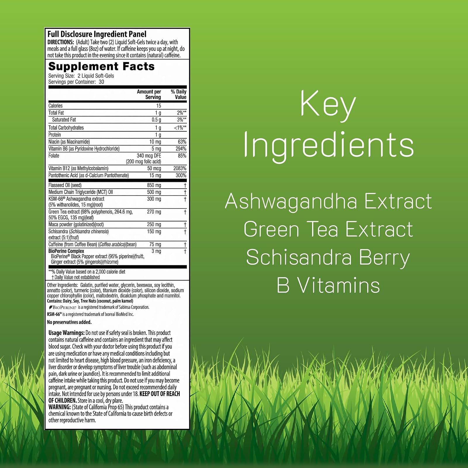 VO₂ Max performance softgels for weight loss