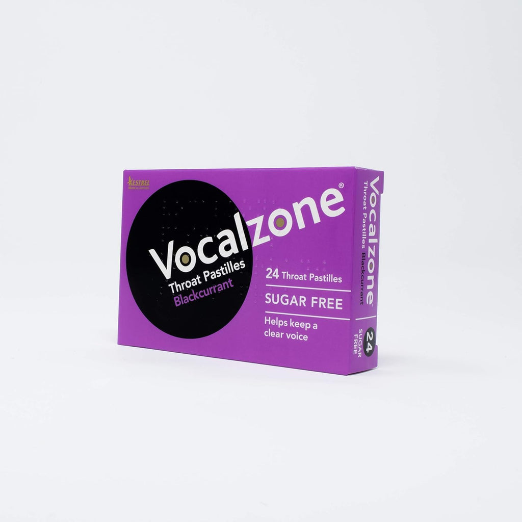 Vocalzone throat pastilles for on-the-go relief