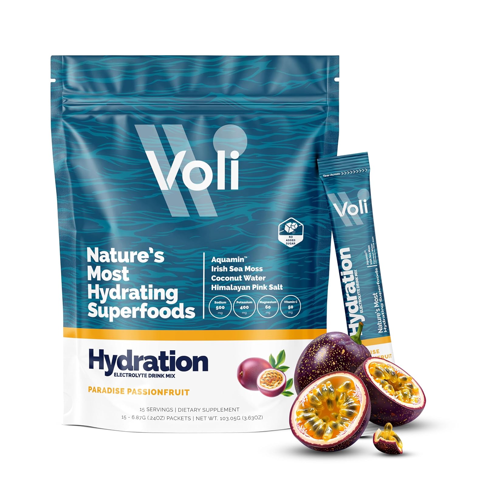 Voli electrolyte powder for hydration